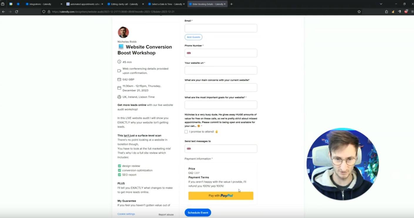 #10 Automated appointment booking system for solopreneurs